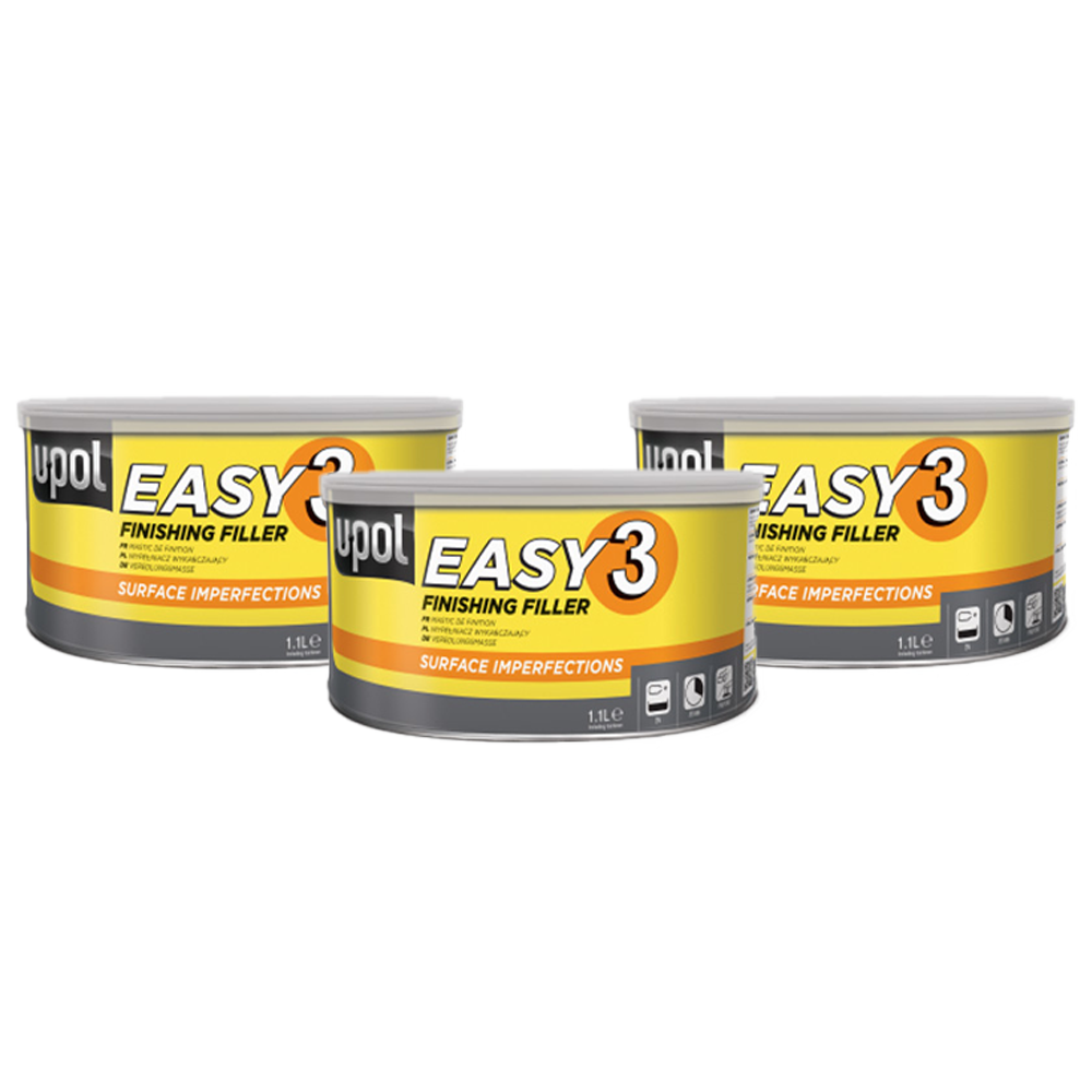 U-POL Easy 3 / Top Stop Gold 3 x 1.1LTR - Trade Car Paints | Bulk Prices
