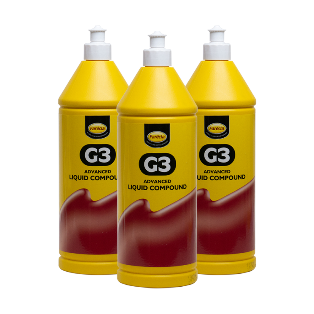 Farecla G3 Liquid Cutting Compound 1 Litre PK3 - Trade Car Paints ...